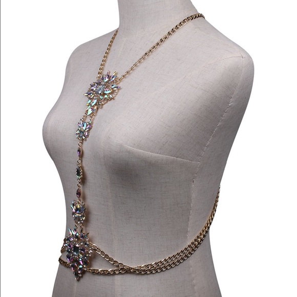 Jewelry | Jeweled Body Chain | Poshmark