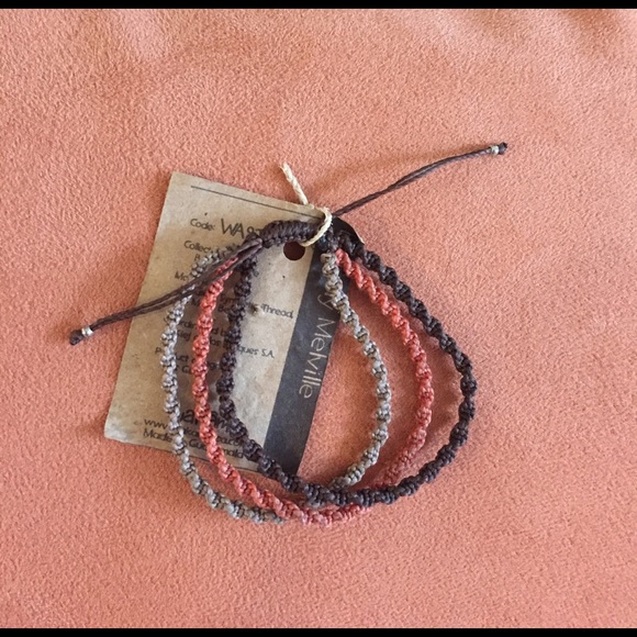 wakami | Jewelry | Wakami Multi Strand Corded Bracelets Guatemala ...