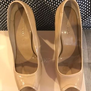 Jimmy Choo | Shoes | Jimmy Choo Patent Leather Cork Wedge | Poshmark