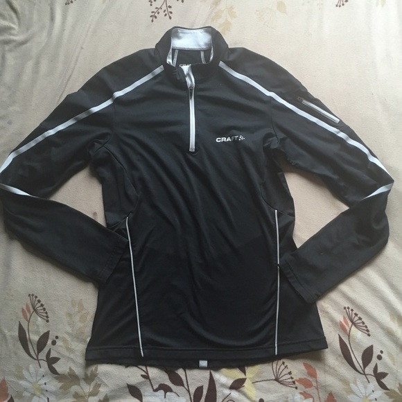 Craft | Jackets & Coats | Craft Sportswear Active Wear Black Stripe ...