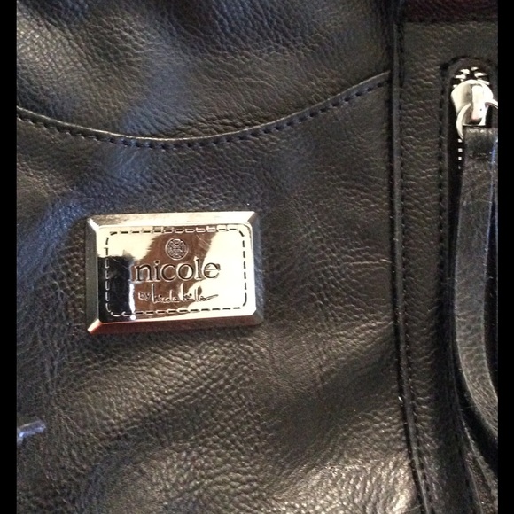 Nicole by Nicole Miller | Bags | Nicole Miller Black Handbag With ...