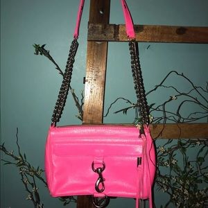 Rebecca Minkoff | Bags | Rebecca Minkoff Hot Pink Mini Mac Crossbody 95 ...