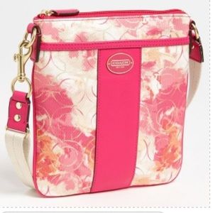 Coach | Bags | Sold Pink Floral Coach Cross Body | Poshmark