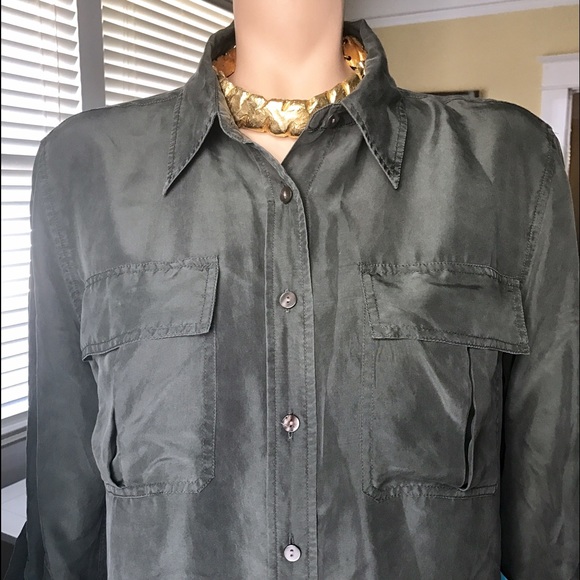 Pure Collection | Dresses | Pure Collection Silk Shirt Dress | Poshmark