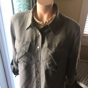 Pure Collection | Dresses | Pure Collection Silk Shirt Dress | Poshmark