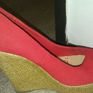 Brash | Shoes | Brash Red Wedges | Poshmark
