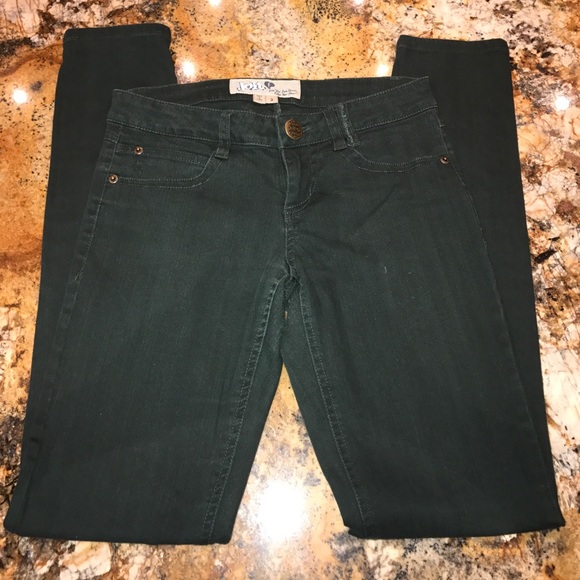 Jolt | Jeans | Dark Dark Green Skinny Jeans | Poshmark