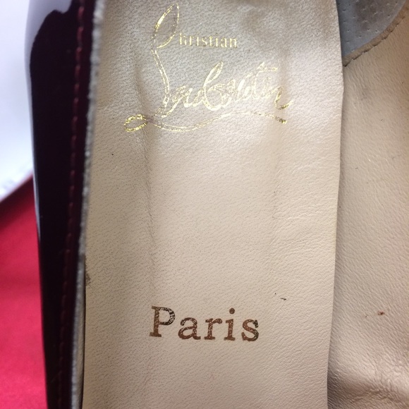 Shoes | Louis Boutin Burgundy Bianca Pumps In Us Size 1 | Poshmark
