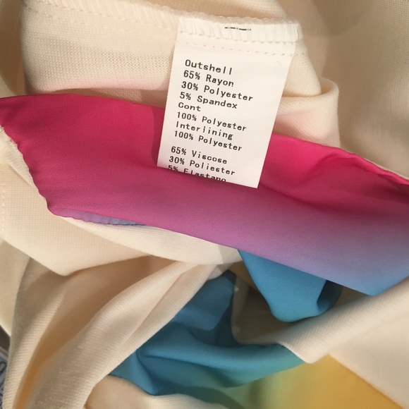 Oh My Julian | Dresses | Oh My Julian Dress Aline Rainbow Nwt | Poshmark