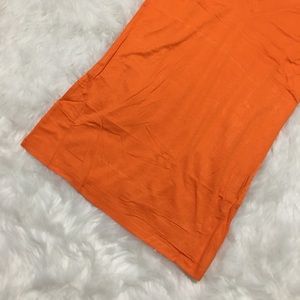 Angie | Tops | Angie Orange Vneck Tshirt Blouse Top | Poshmark