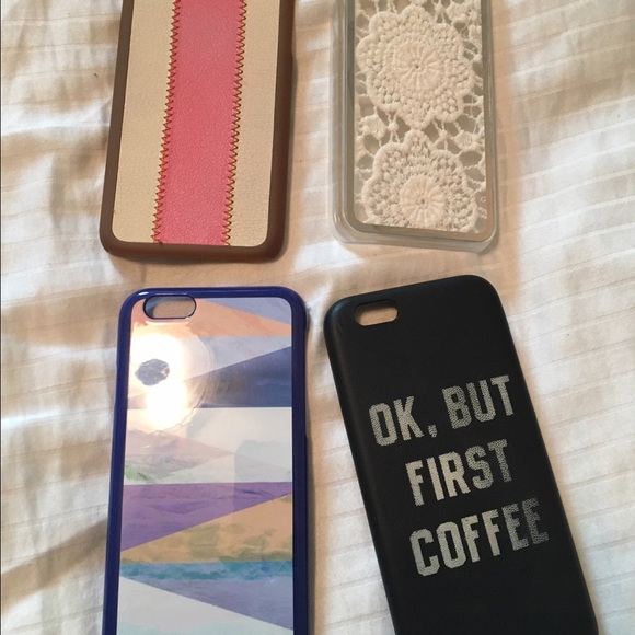 Brandy Melville | Accessories | 4 Cute Phone Cases Iphone 6 Or 6s ...
