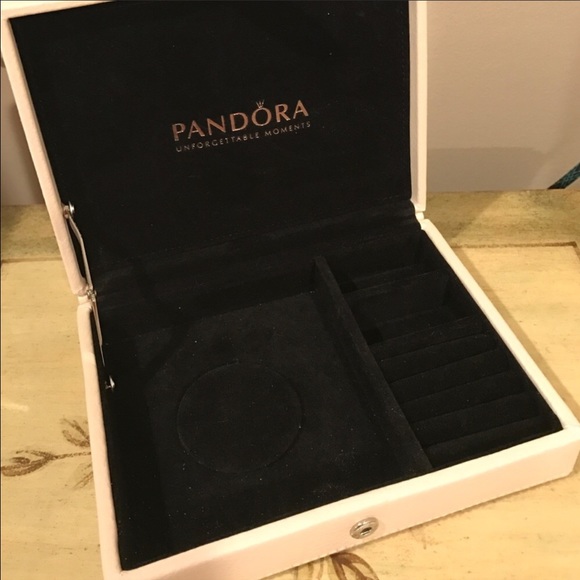 Pandora | Storage & Organization | Authentic Leather Pandora Jewelry ...