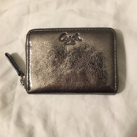 Coach | Bags | Coach Metallic Wallet | Poshmark