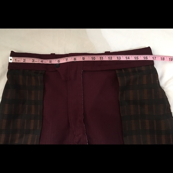 Vintage | Pants | Vintage Maroon Slacks 97s | Poshmark