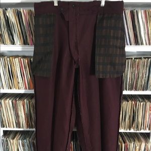 Vintage | Pants | Vintage Maroon Slacks 97s | Poshmark
