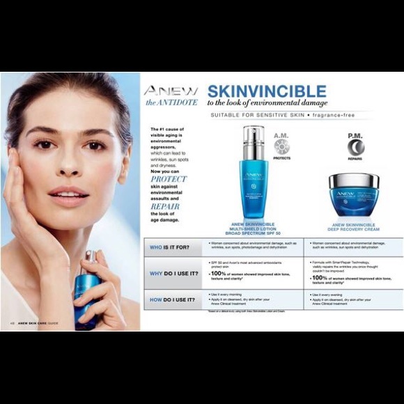 Avon | Makeup | Anew Skinvincible Day Lotion Broad Spectrum Spf 5 ...