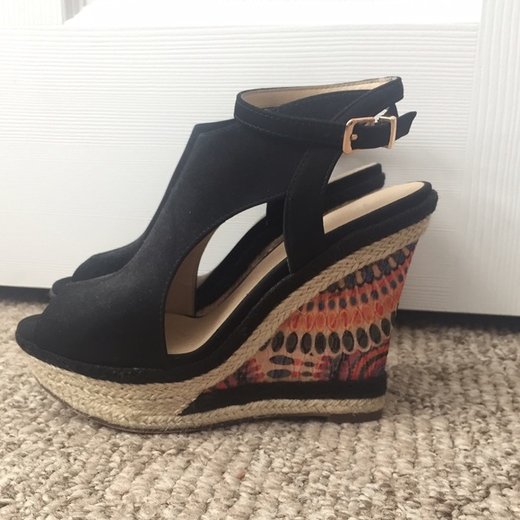 Limelight | Shoes | Black Wedges | Poshmark