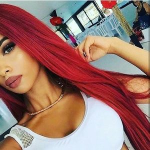 Accessories | Red Beauty Full Head Clip In Extension | Poshmark