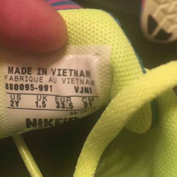 Nike | Shoes | Girls Nikeid Shoes Brand New Never Worn Sz 2y | Poshmark