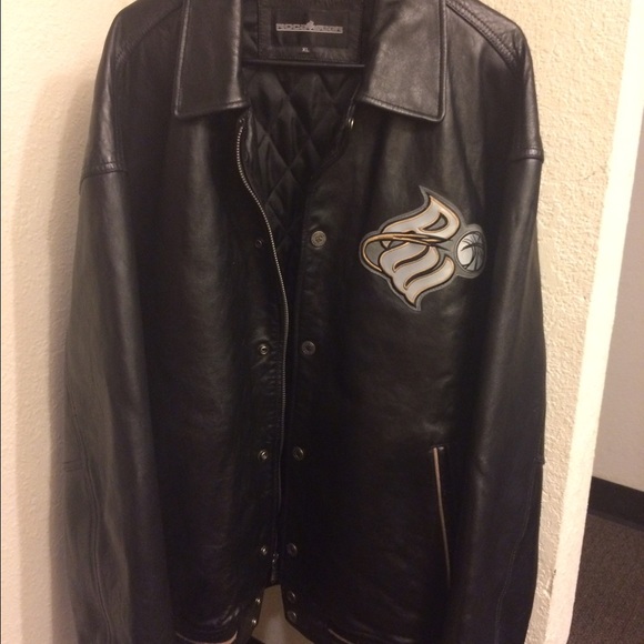 Rocawear | Jackets & Coats | Black Rocawear Genuine Leather Jacket Xl ...