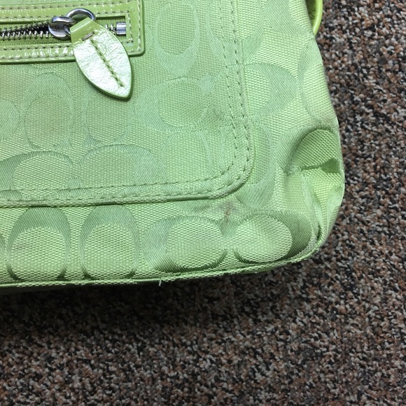 Coach | Bags | Coach Purse And Wallet Lime Green | Poshmark
