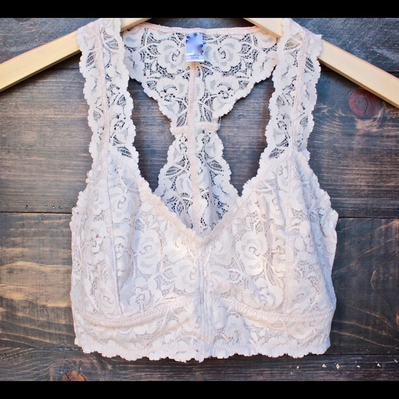 Intimates & Sleepwear | Nwt White Plus Sizes Lace Bralettes | Poshmark