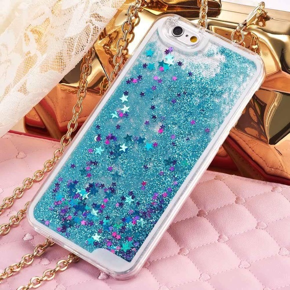 Accessories | Iphone Liquid Glitter Case | Poshmark