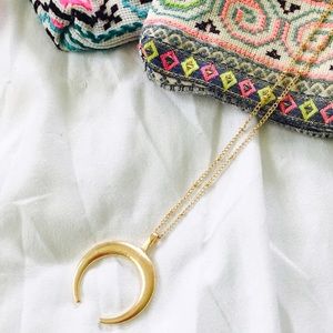 The Wanderlust Bazaar | Jewelry | Hadley Gold Horn Necklace | Poshmark