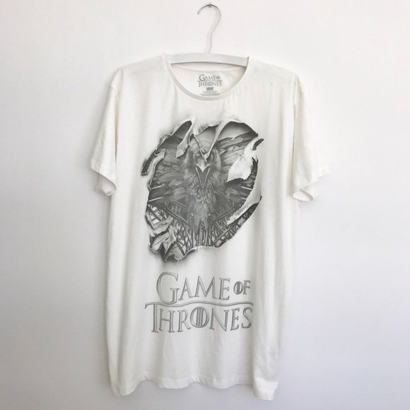 HBO | Shirts | Hbo Game Of Thrones Mens White Tshirt | Poshmark