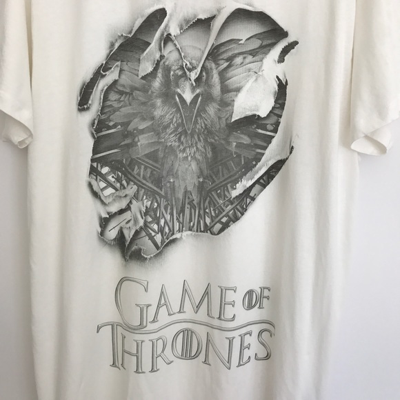 HBO | Shirts | Hbo Game Of Thrones Mens White Tshirt | Poshmark