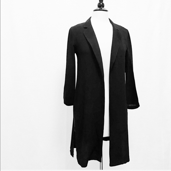 Threadzwear | Jackets & Coats | Long Side Slit Jacket | Poshmark