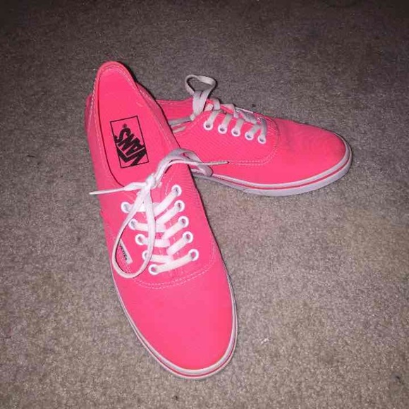 Vans | Shoes | Coral Vans | Poshmark