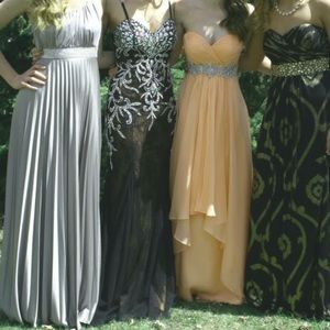 Dresses | Black And Tan Formal Dress Prom Dress | Poshmark