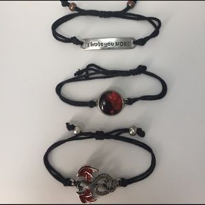 Hot Topic | Accessories | 3 Piece Bracelets | Poshmark
