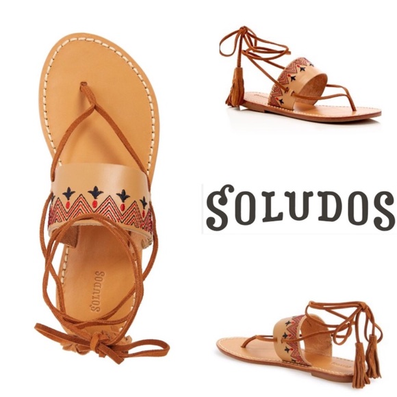 Soludos | Shoes | Soludos Embroidered Sandalnwobtansz 7 | Poshmark