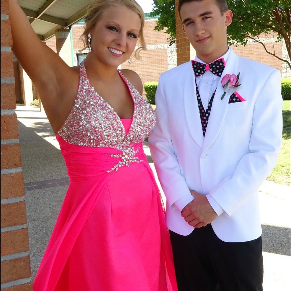 Gorgeous Hot Pink Prom Dress - Gem
