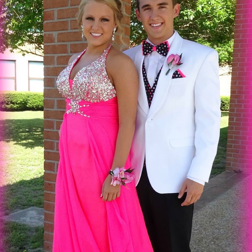 Gorgeous Hot Pink Prom Dress - Gem