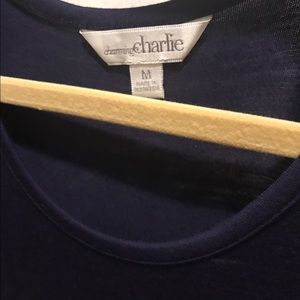 Charming Charlie | Dresses | Charming Charlie Navy And Yellow Floral ...