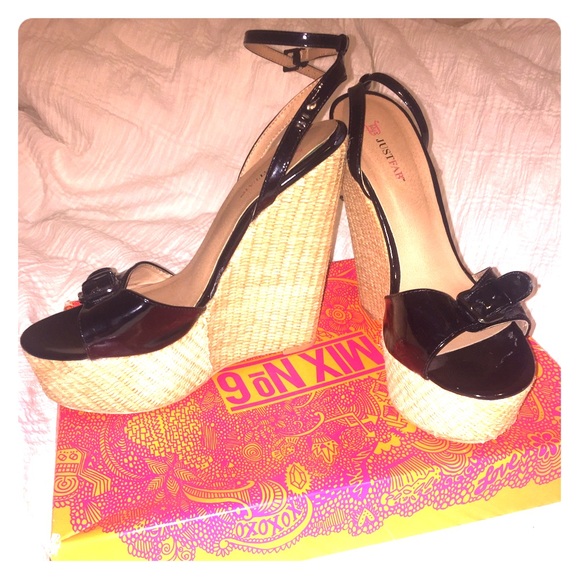 JustFab | Shoes | Used Size 1 Wedges With A 5 Inch Heel | Poshmark