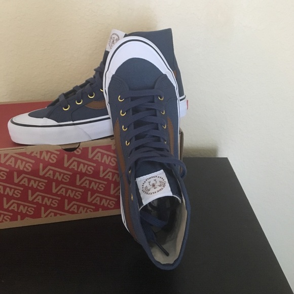 Vans | Shoes | Vans Dark Denim Hi Cage Elephant New | Poshmark