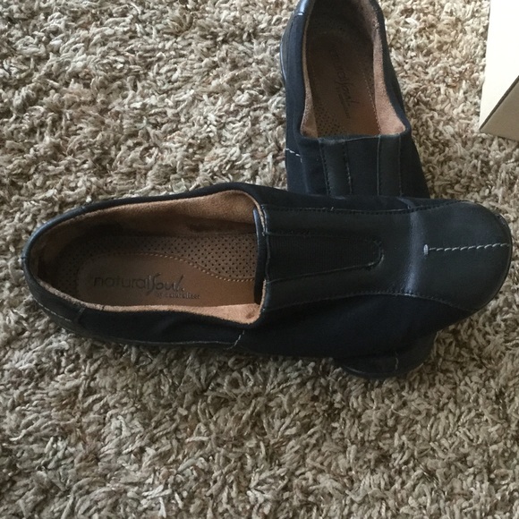 Naturalizer | Shoes | Natural Soul Black Leather Loafers | Poshmark