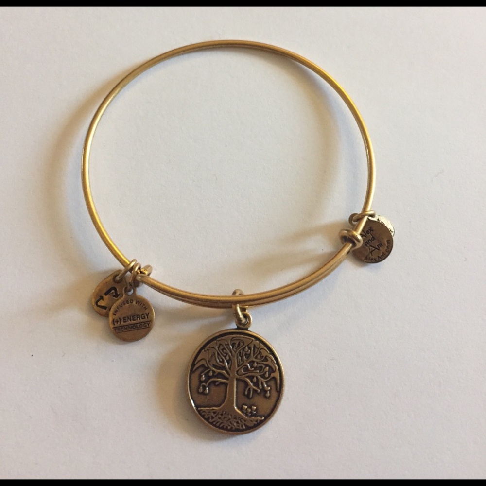 Alex And Ani "Tree Of Life" Gold Finish - Gem