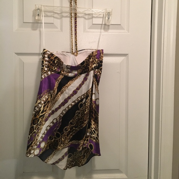 Cache | Tops | Cache Chain Halter Top | Poshmark