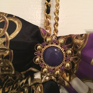 Cache | Tops | Cache Chain Halter Top | Poshmark