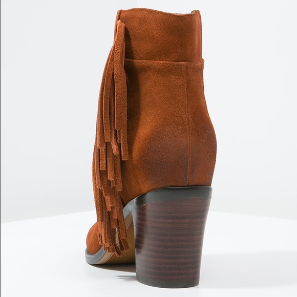 Urban Outfitters | Shoes | Rust Western Cowboy Ankle Fringe Boots ...