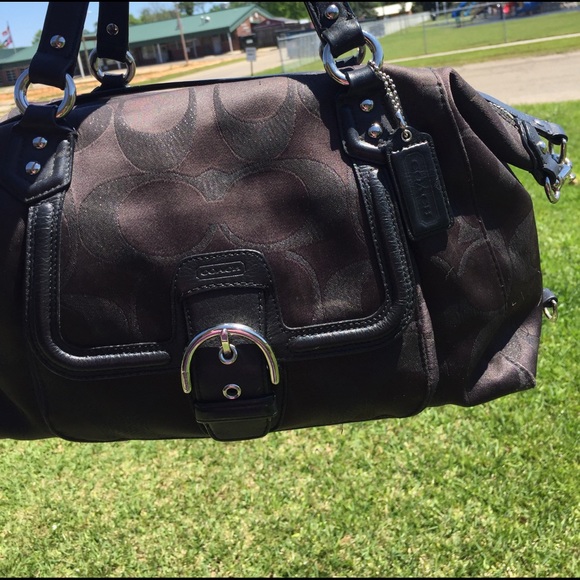 Coach | Bags | Authentic Coach Purse Ball With Shiny Coach Logos | Poshmark