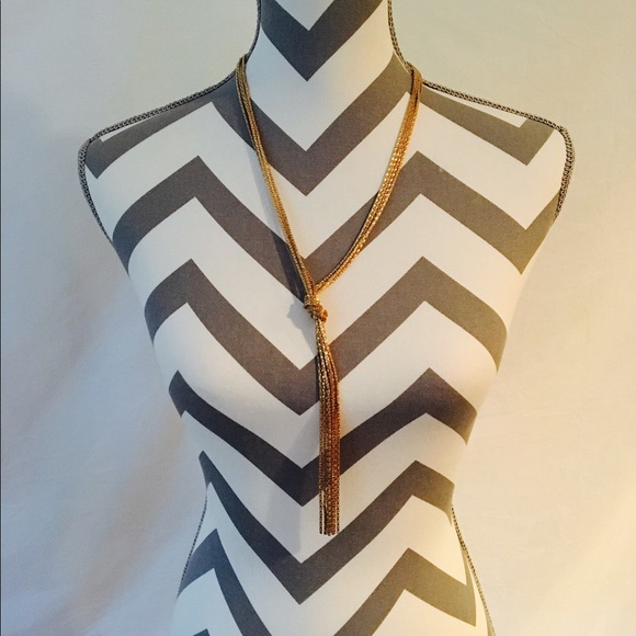 Susan Graver | Jewelry | Gold Tassel Necklace | Poshmark