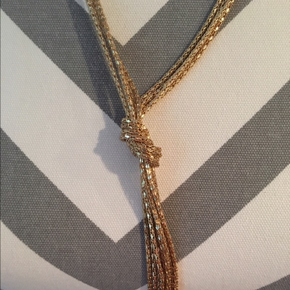 Susan Graver | Jewelry | Gold Tassel Necklace | Poshmark