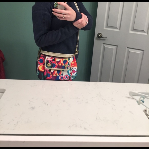 Coach | Bags | Vintage Fun Bright Colored Coach Cross Body | Poshmark