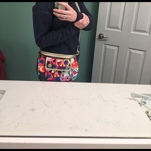 Coach | Bags | Vintage Fun Bright Colored Coach Cross Body | Poshmark